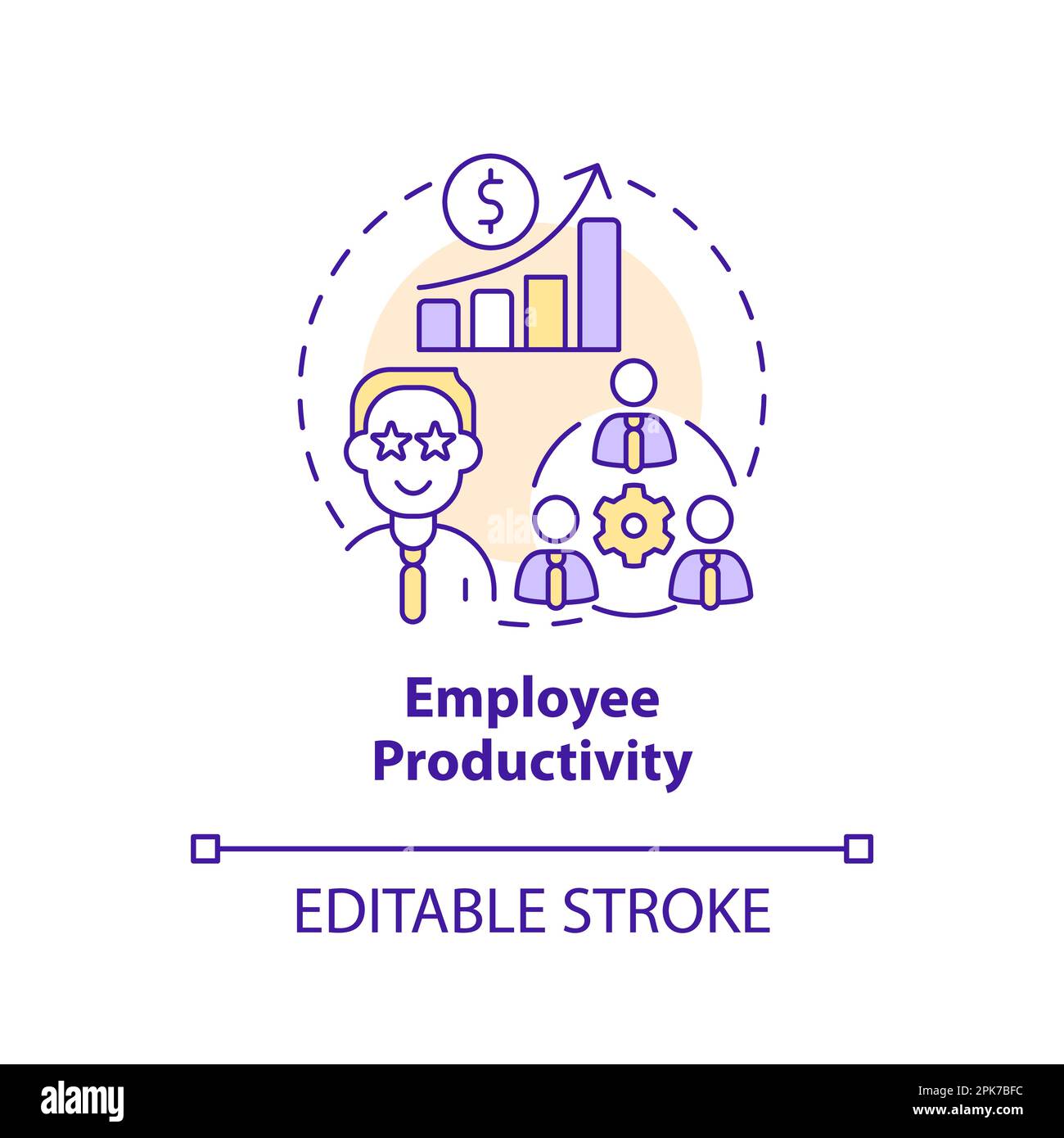 Employee productivity concept icon Stock Vector Image & Art - Alamy Employee productivity concept icon Stock Vector Image & Art - Alamy