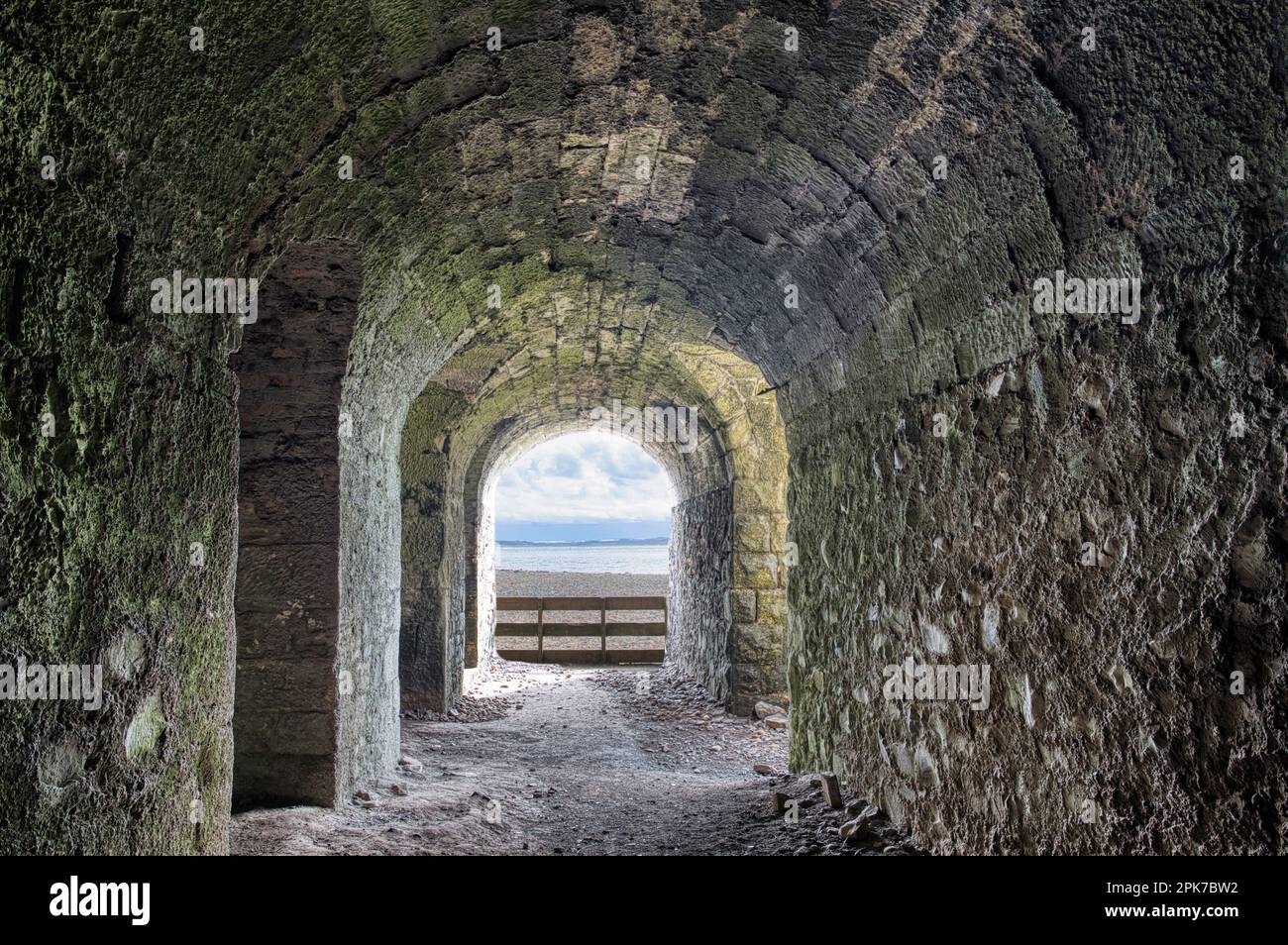 Lime Kilns cool dark and waiting to be explored Stock Photo - Alamy