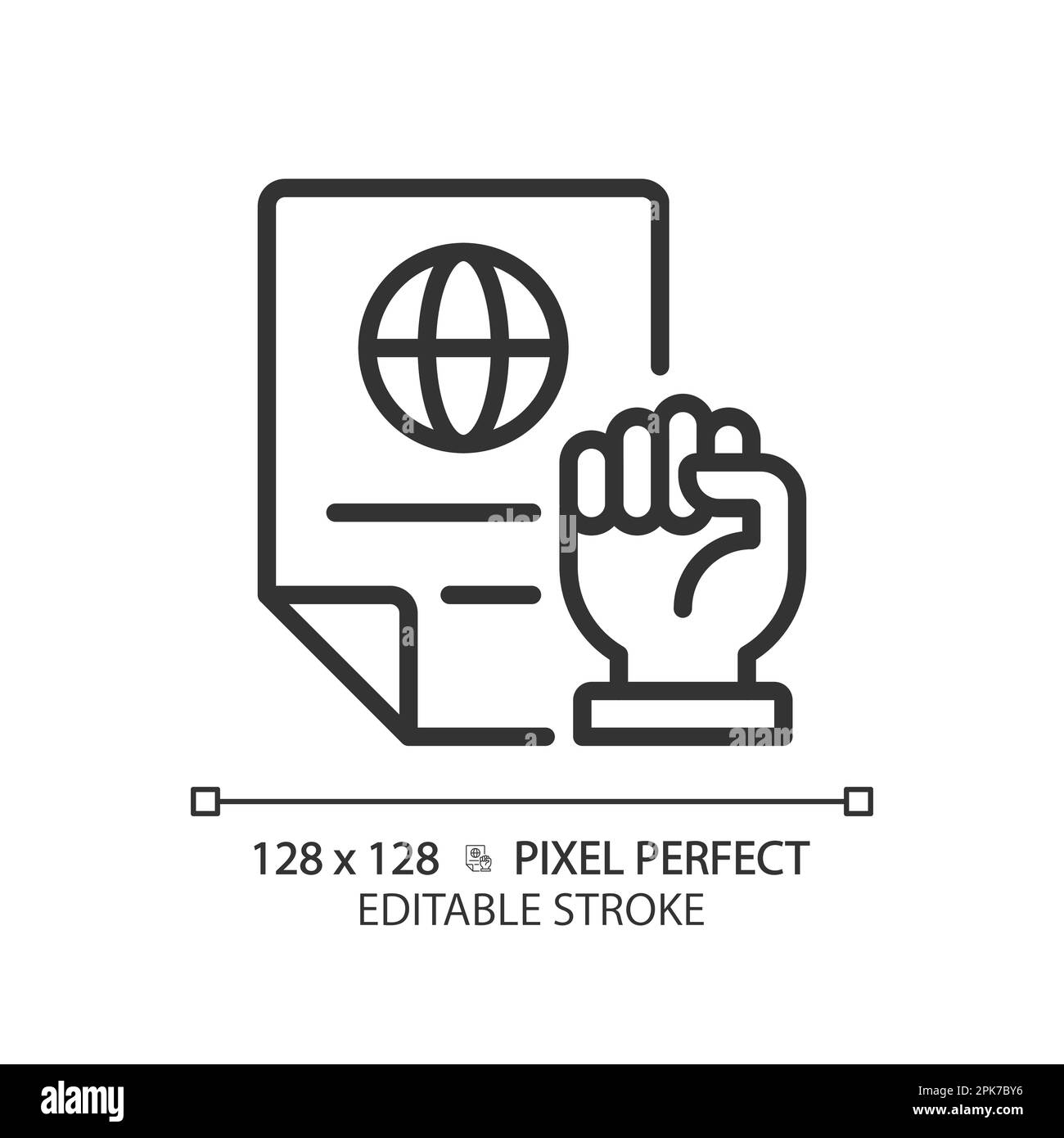 Rights protecting law pixel perfect linear icon Stock Vector Image ... Rights protecting law pixel perfect linear icon Stock Vector Image ...