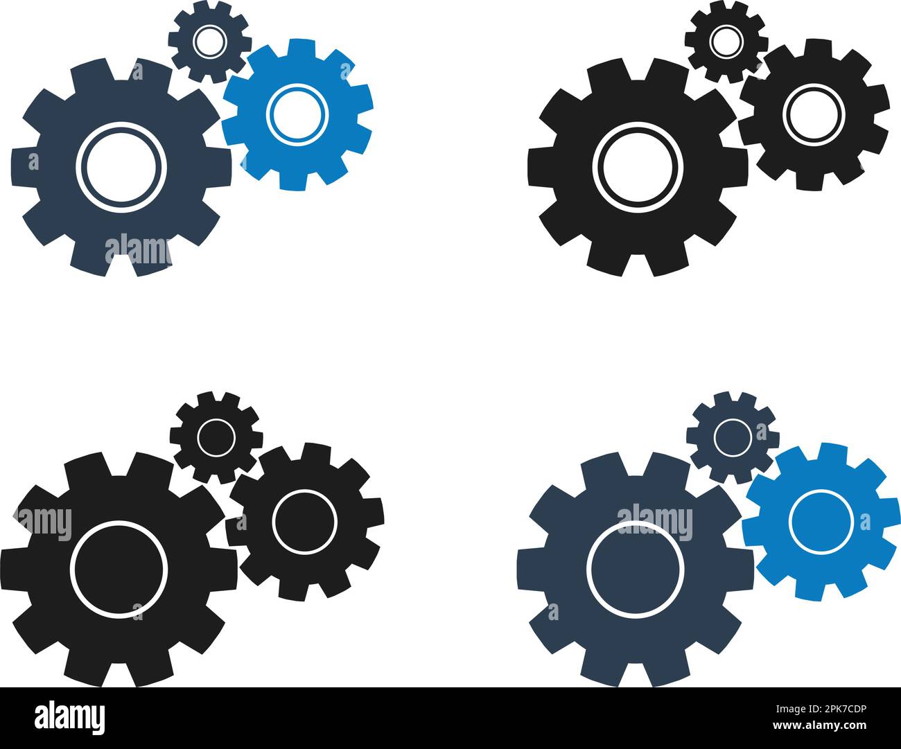 Settings gear icon hi-res stock photography and images - Alamy