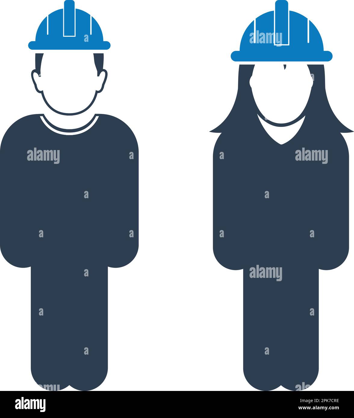 Contractor couple Stock Vector Images - Alamy