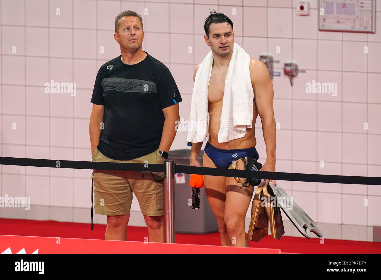 EINDHOVEN, NETHERLANDS - APRIL 6: Arno Kamminga of the Netherlands is ...