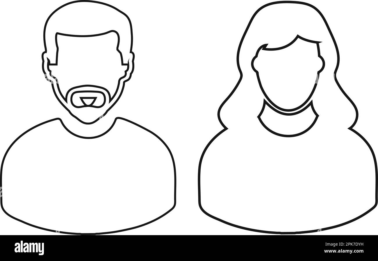 Couple Icon. Line style vector eps Stock Vector Image & Art - Alamy Couple Icon. Line style vector eps Stock Vector Image & Art - Alamy