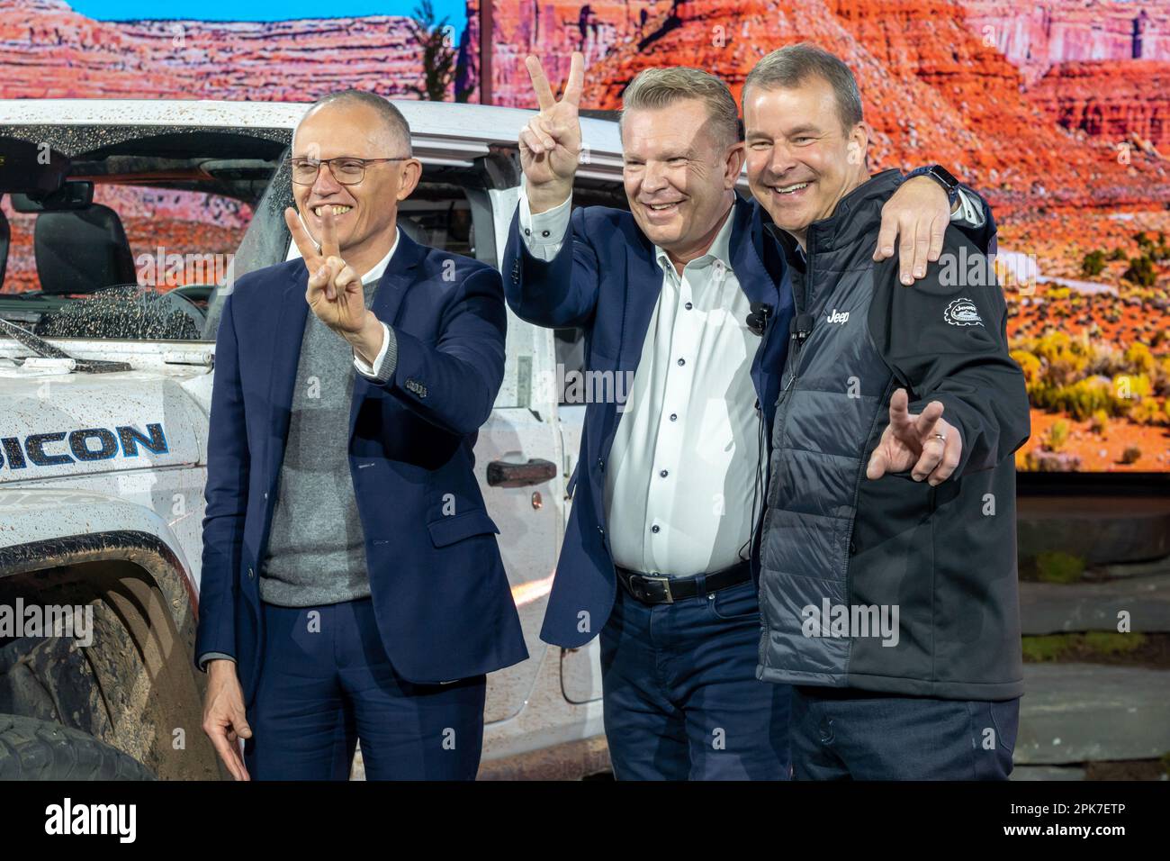 NEW YORK, NEW YORK - APRIL 05: Stellantis CEO Carlos Tavares ...