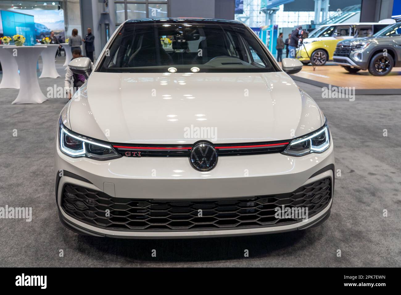 NEW YORK, NEW YORK - APRIL 05: The Volkswagen GTI seen at the ...