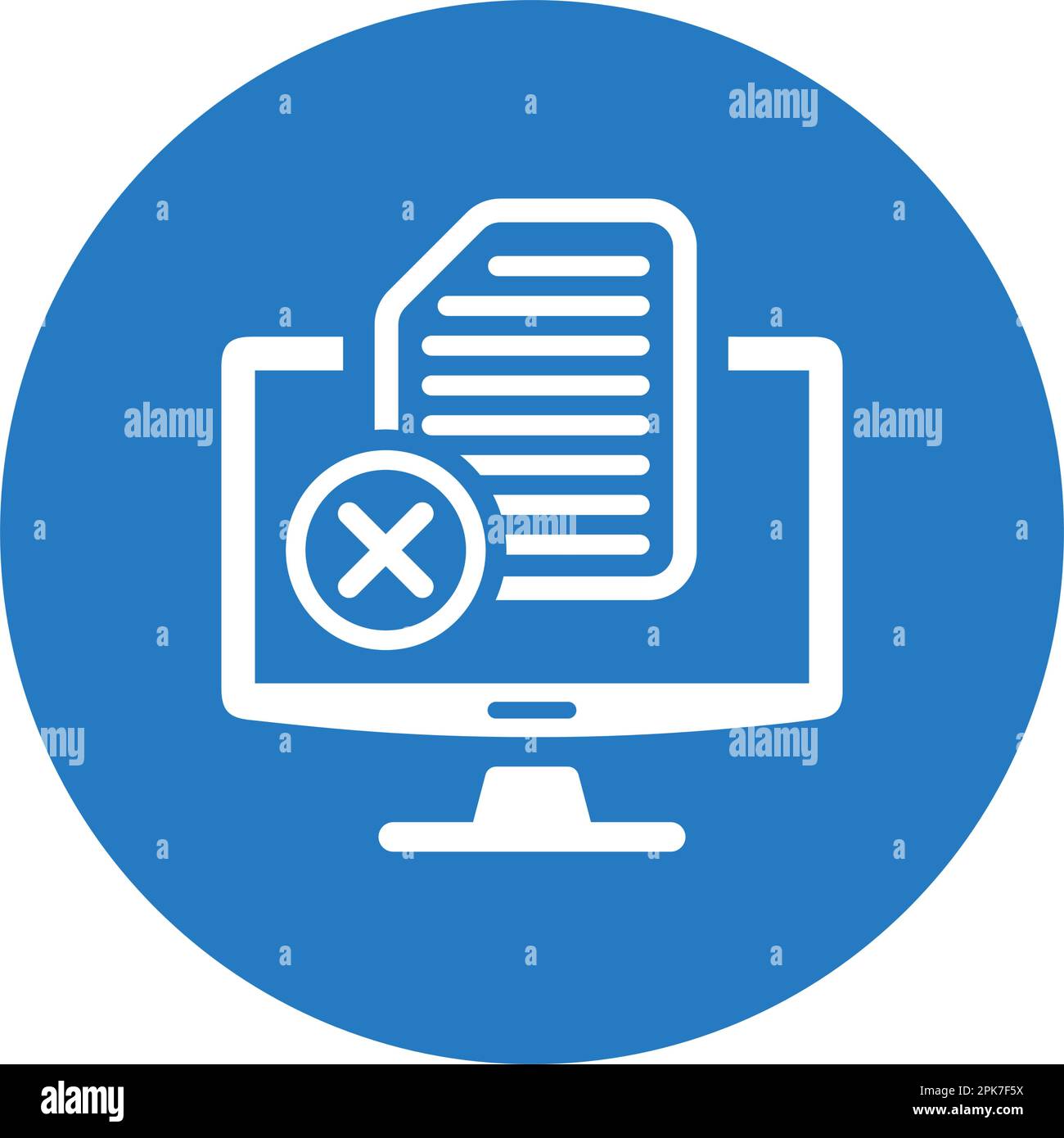 Document processing on computer icon - Perfect use for print media, web, stock images ...