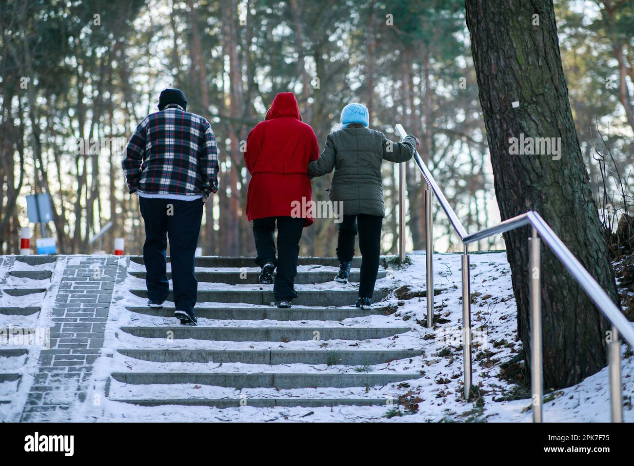 Walking with seniors is a very important part of keeping them in good ...