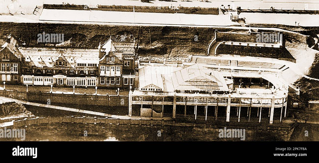 An early photograph of the Spa ballroom and theatre venue, Whitby ...