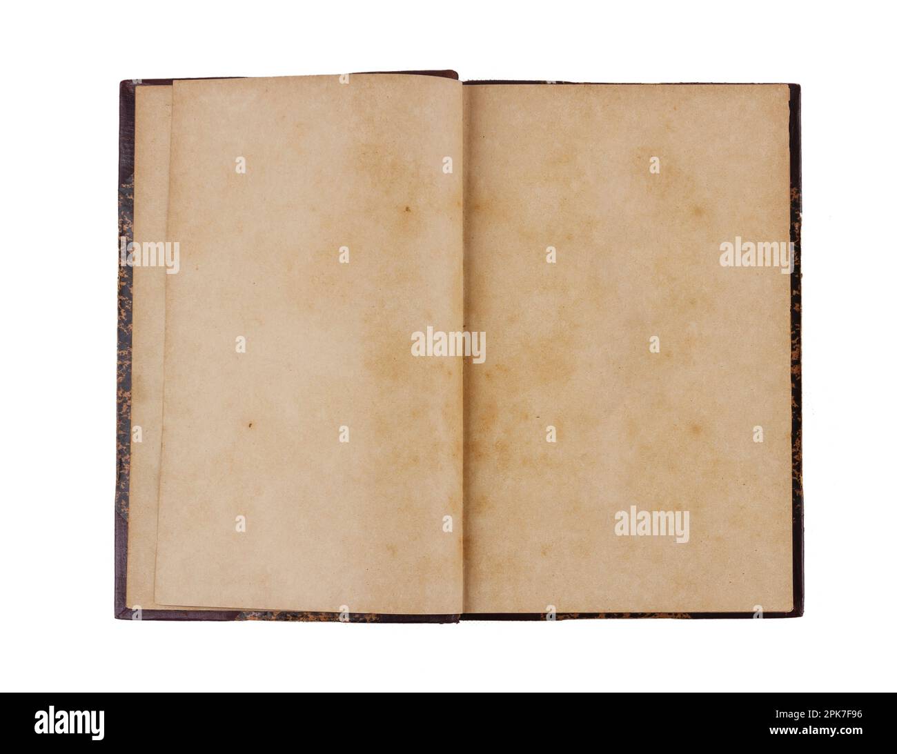 An open book isolated on a white background Stock Photo - Alamy