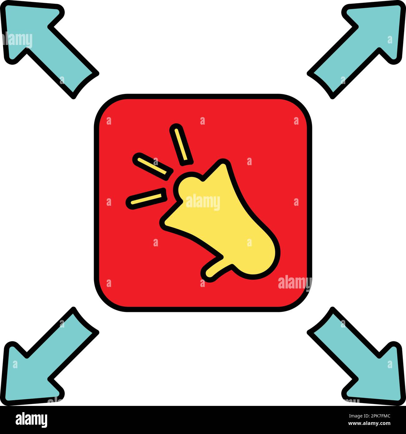 Diffuse, disseminate, expandable icon. Beautiful design and fully ...