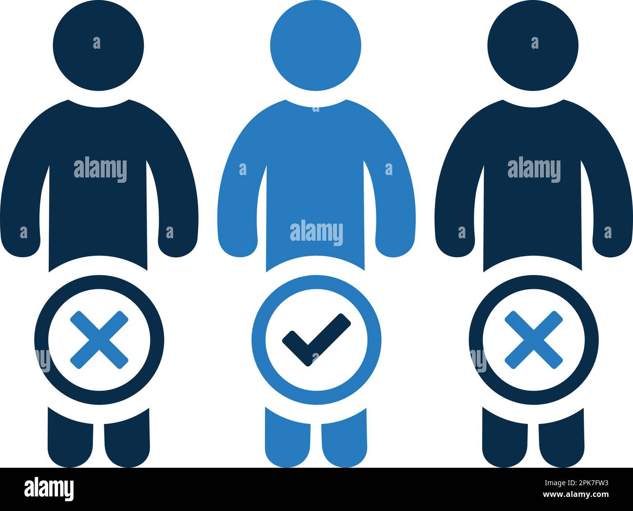 Differentiation, discrimination icon. Beautiful design and fully ...