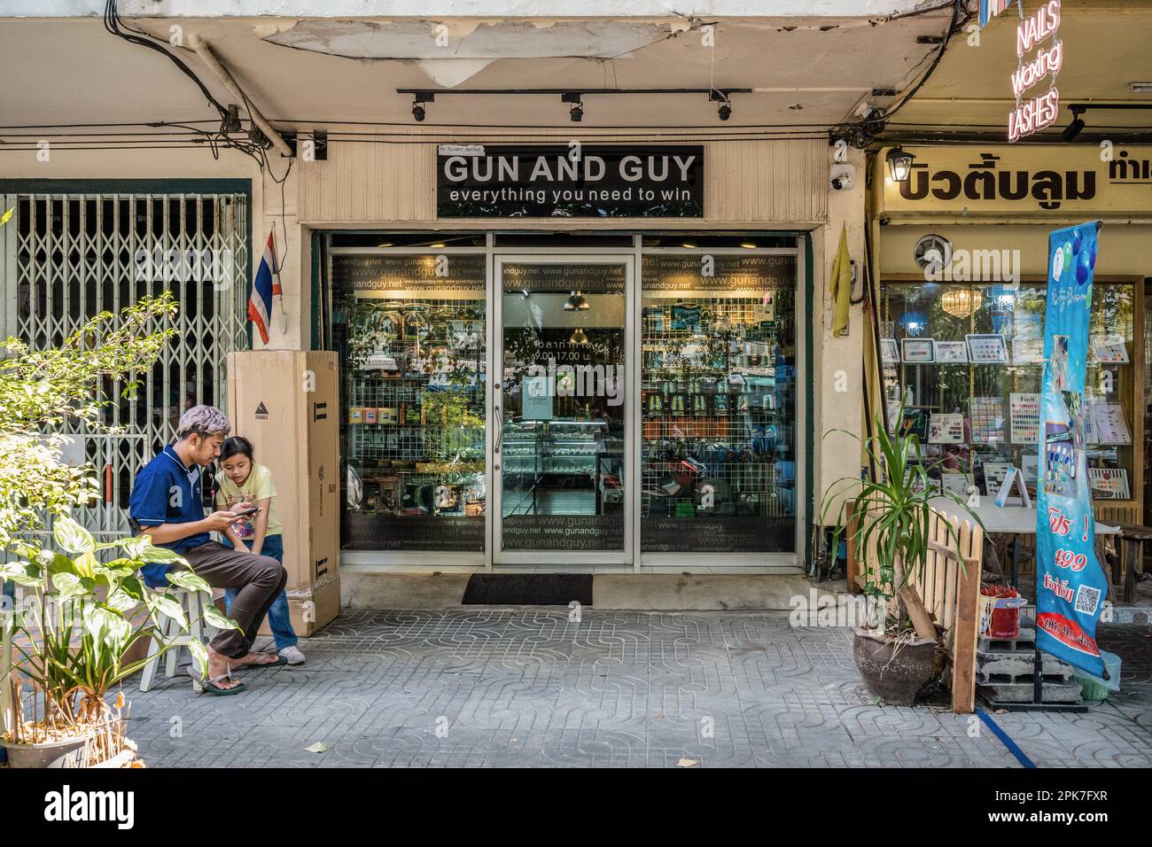 One of the shop in the Old City of Rattanakosin, just outside Chinatown ...