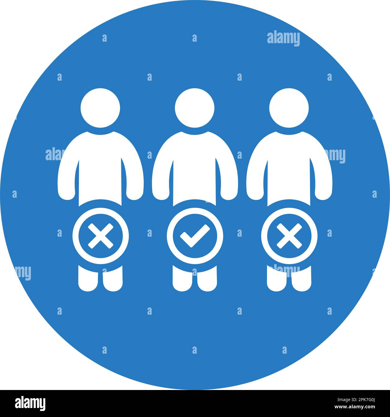 Differentiation, discrimination icon. Beautiful design and fully ...