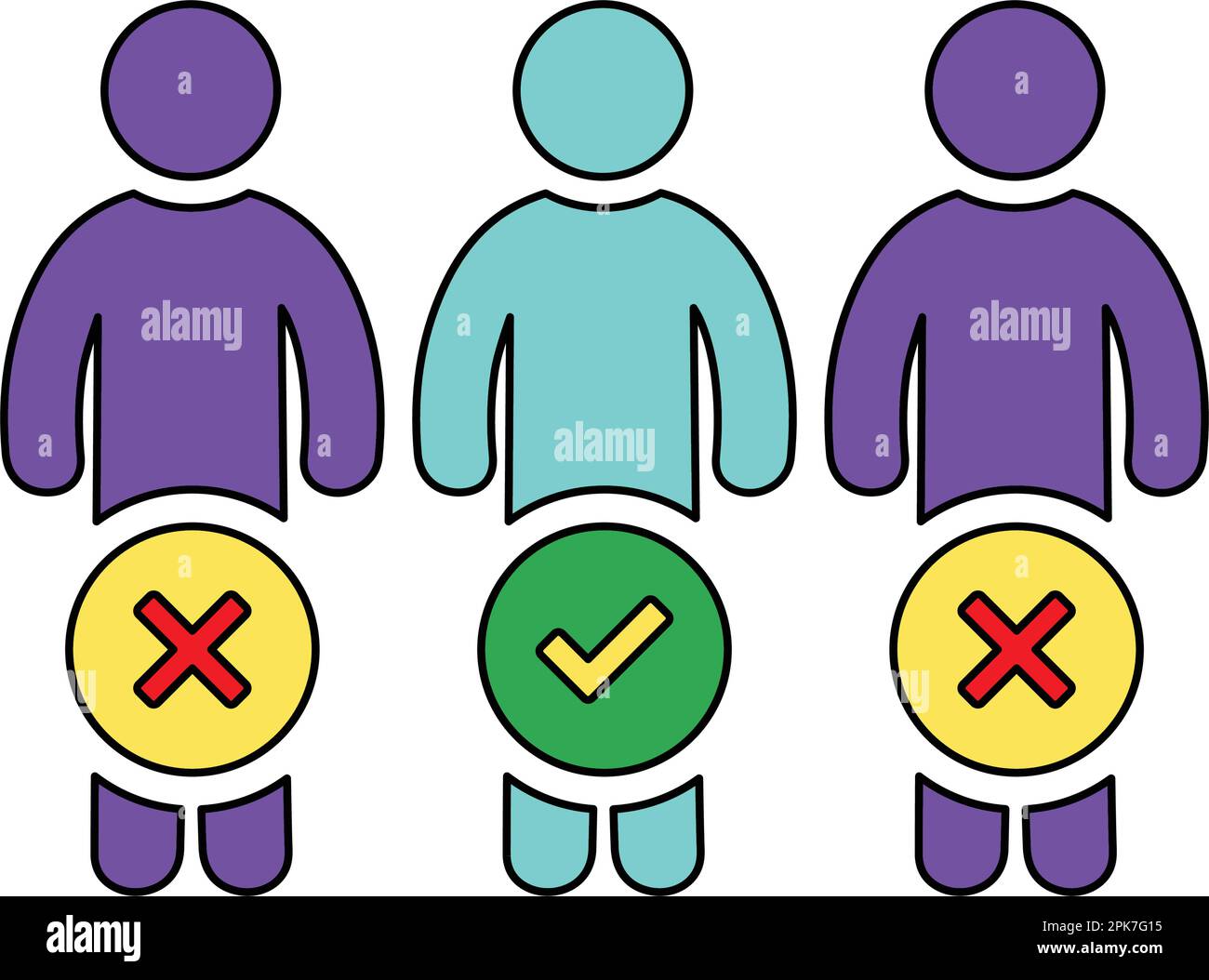 Differentiation, discrimination icon. Beautiful design and fully ...