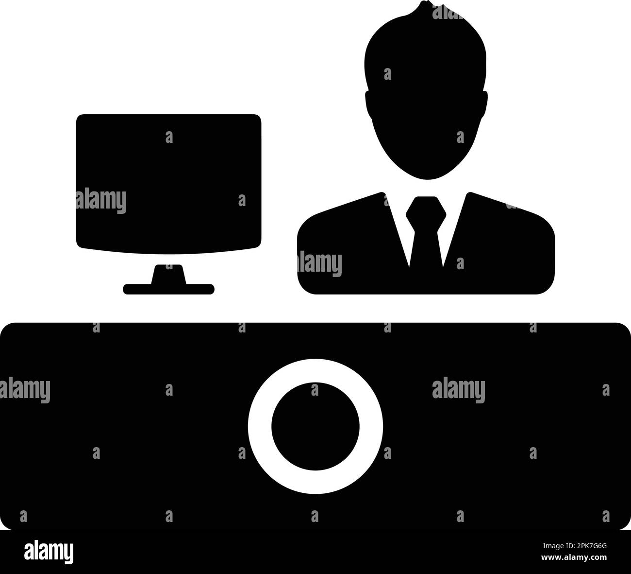 Desk, people, reception icon - Perfect use for designing and developing ...