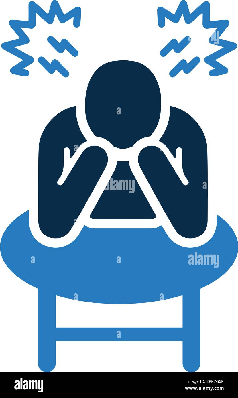 Hopeless, despair icon using in commercial purposes, print media, web ...