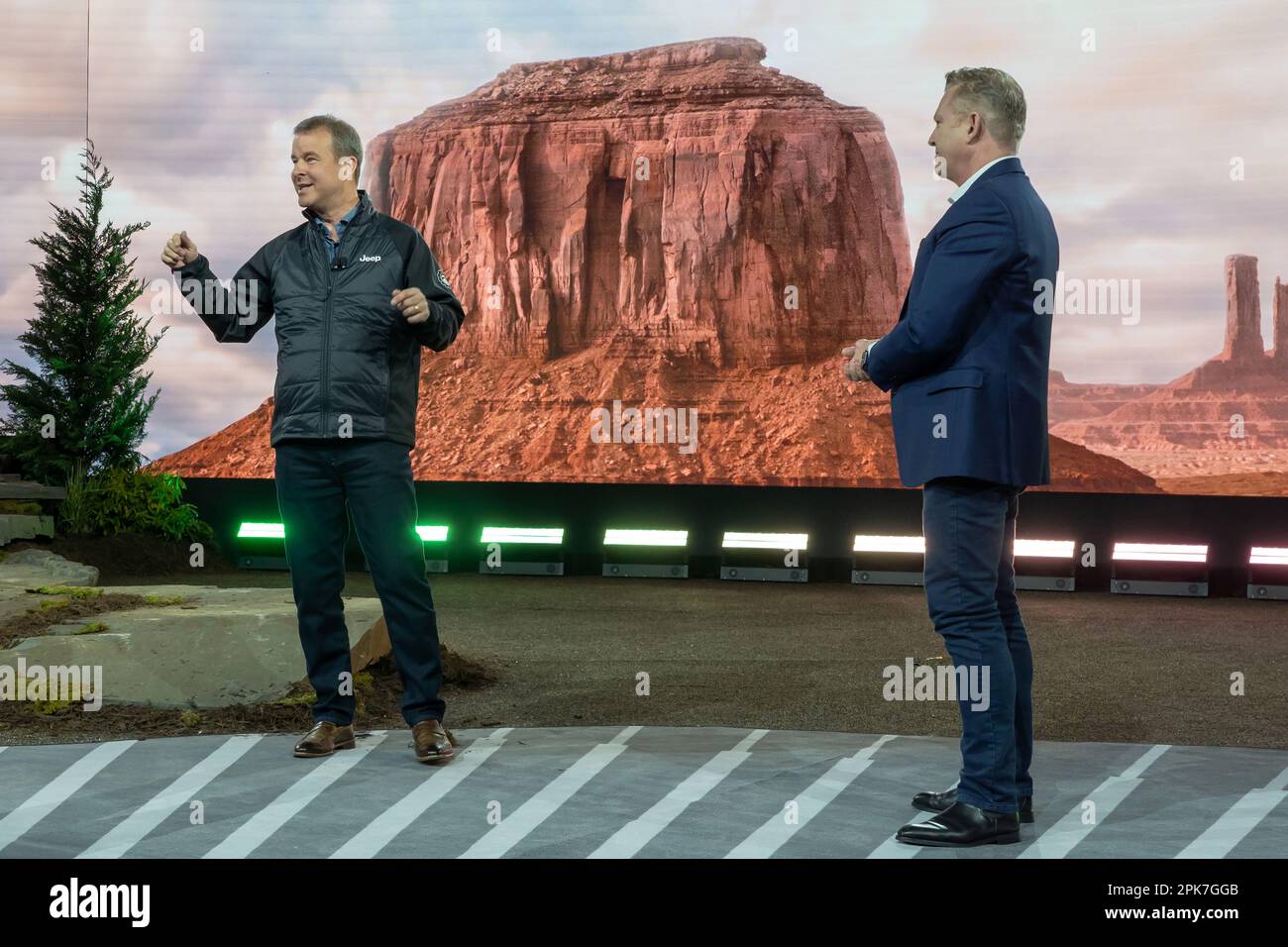 NEW YORK, NEW YORK - APRIL 05: Jim Morrison Head of Jeep Brand North ...