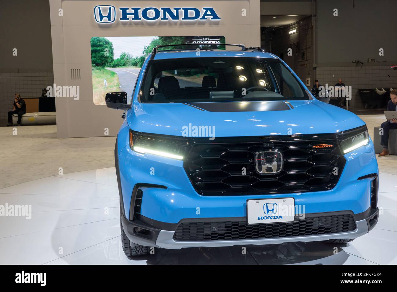 NEW YORK, NEW YORK - APRIL 05: 2023 Honda Pilot seen at the ...