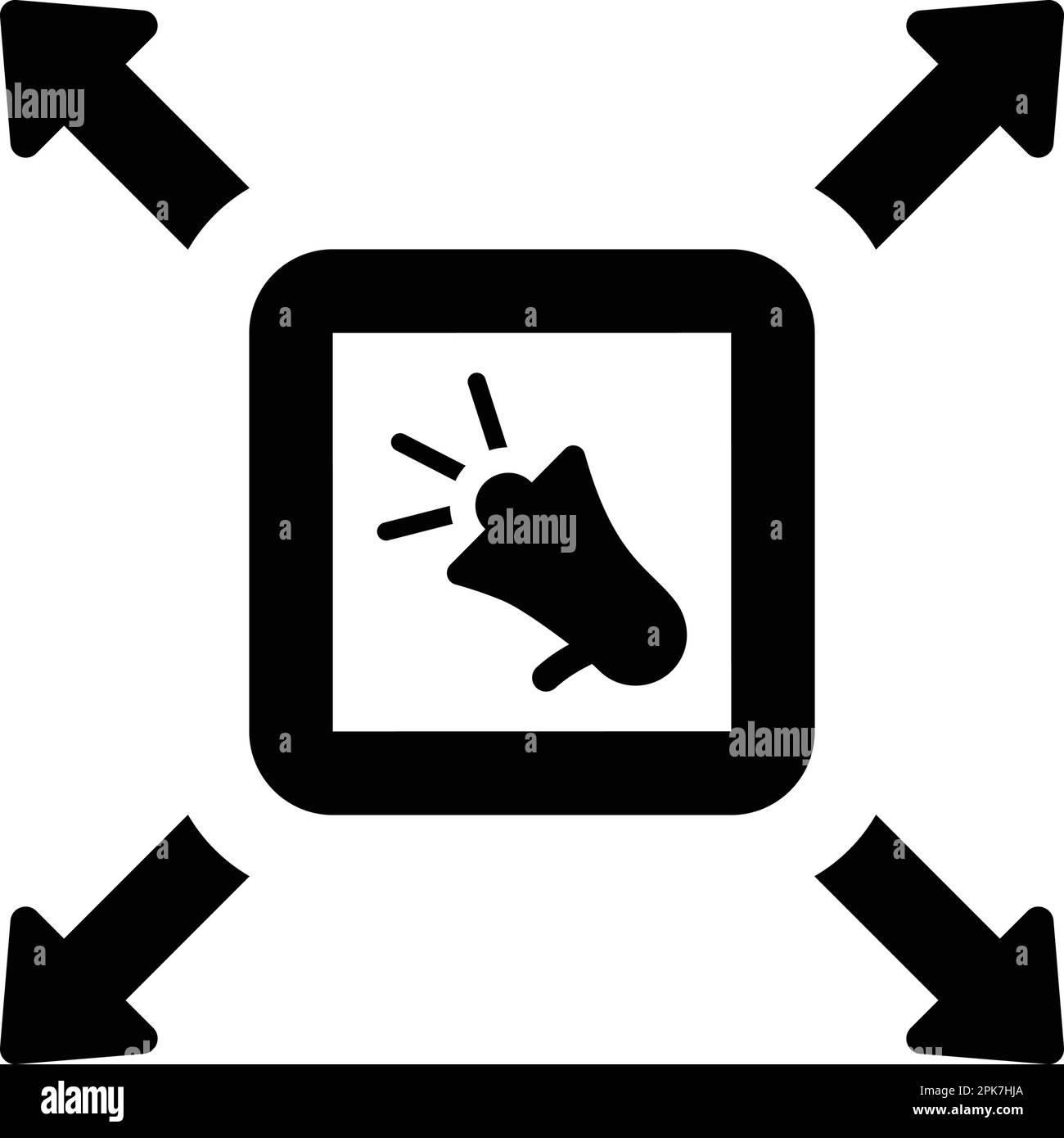 Diffuse, disseminate, expandable icon. Beautiful design and fully ...