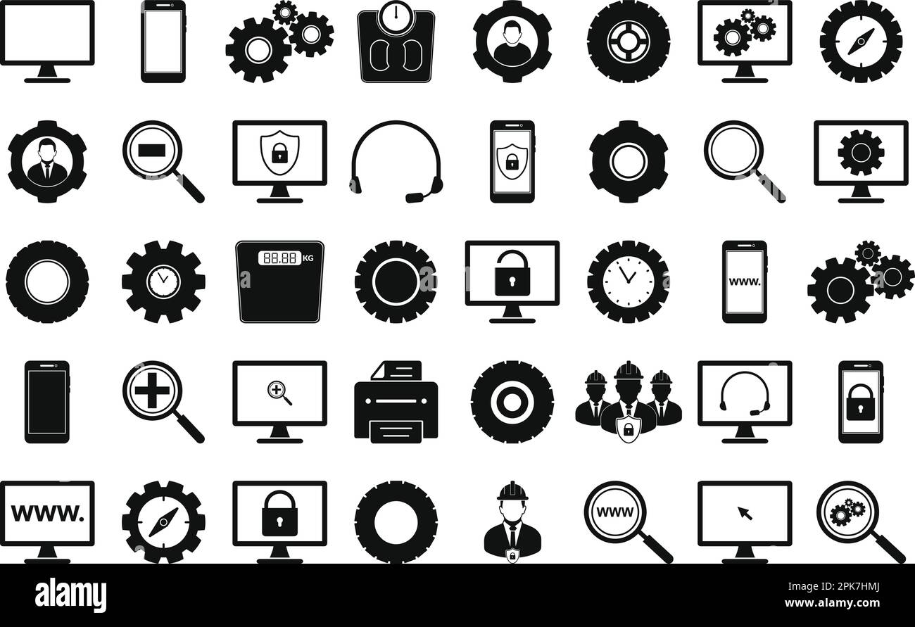 Technology icon set. Flat style vector EPS Stock Vector Image & Art - Alamy Technology icon set. Flat style vector EPS Stock Vector Image & Art - Alamy
