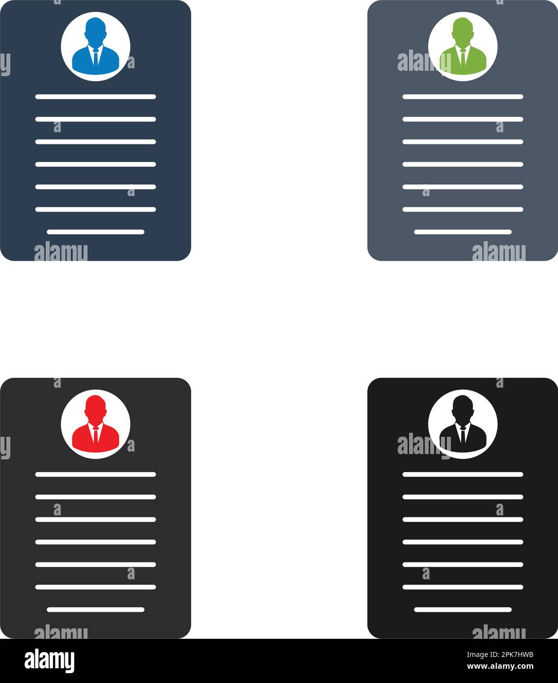 Biodata Stock Vector Images - Alamy