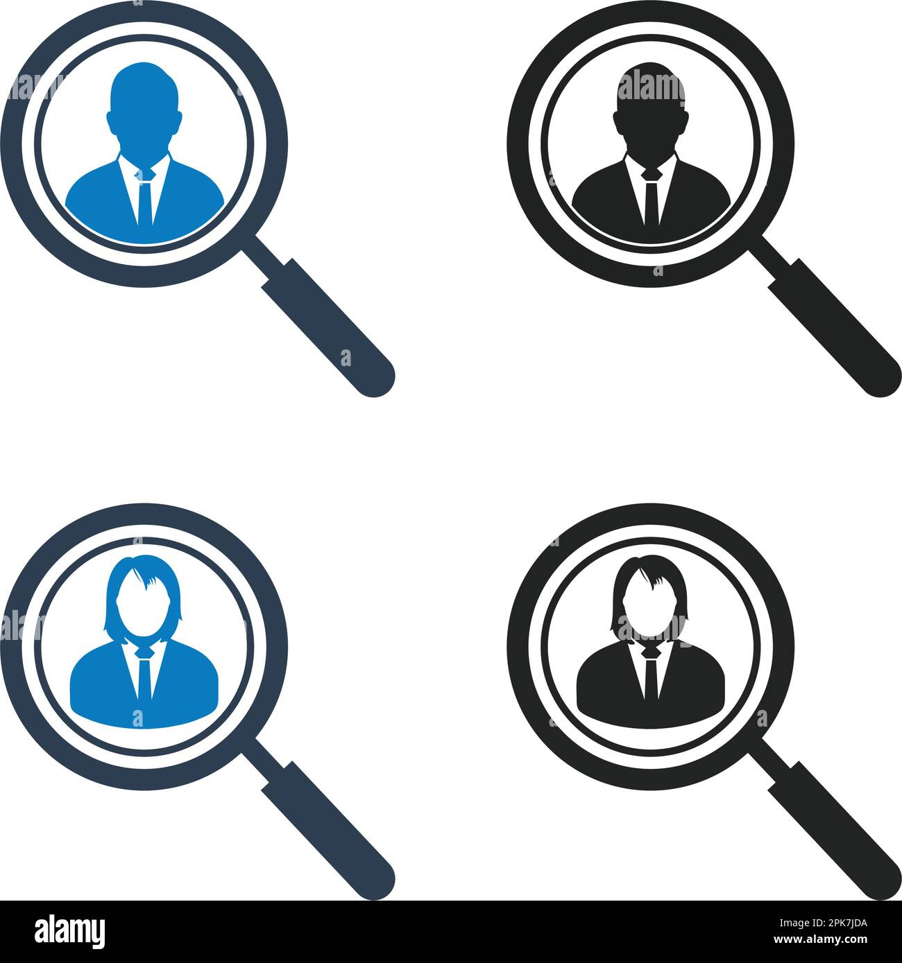 Employee icon Stock Vector Images - Alamy