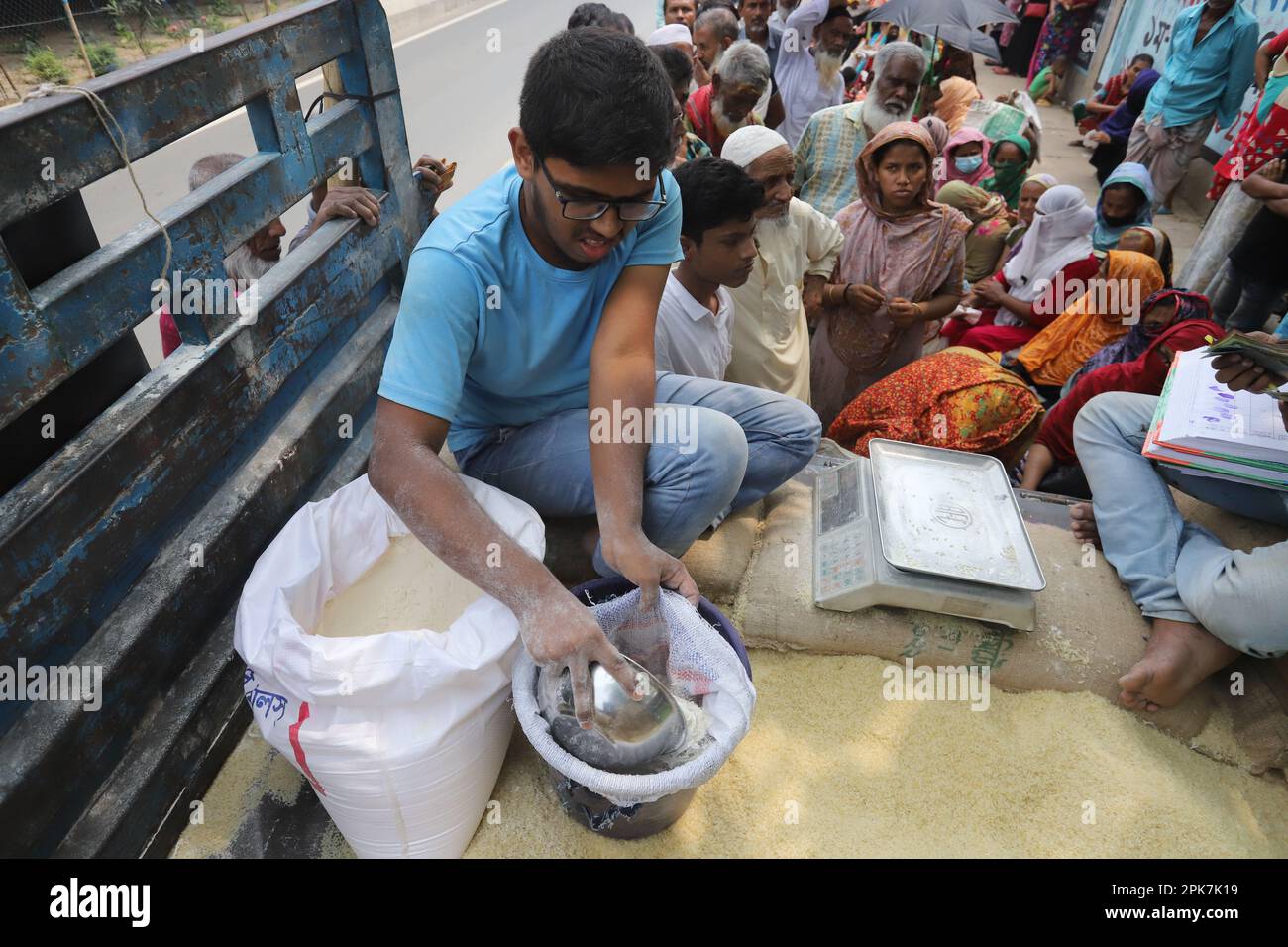 In front of the food departments oms trucks hi-res stock photography ...