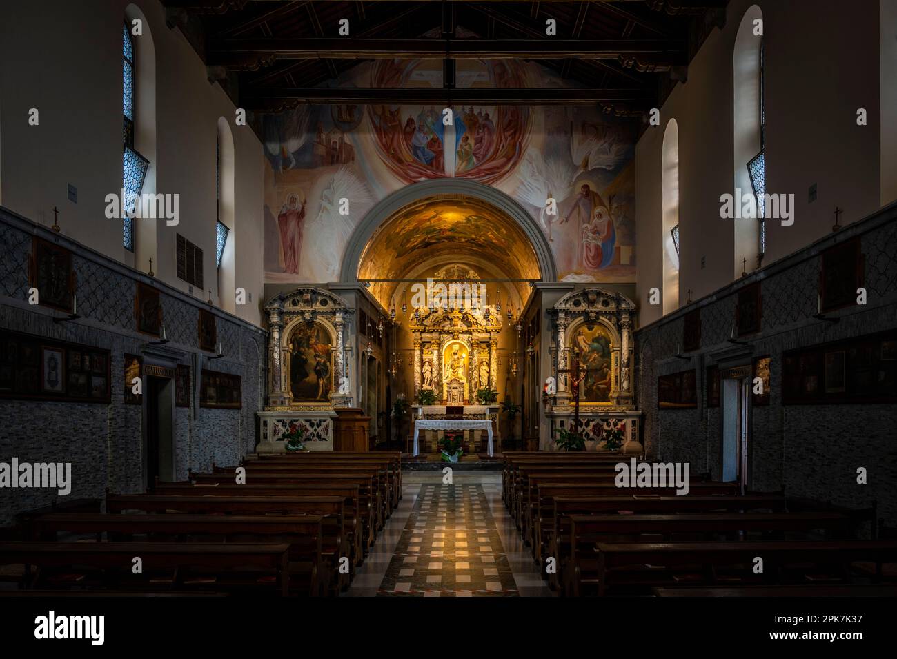 Marian Shrine of Castelmonte. Cividale del Friuli Stock Photo - Alamy