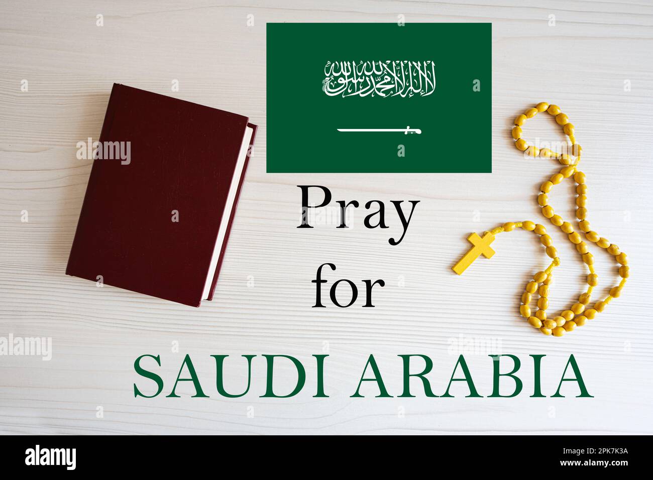 Pray for Saudi Arabia. Rosary and Holy Bible background Stock Photo - Alamy