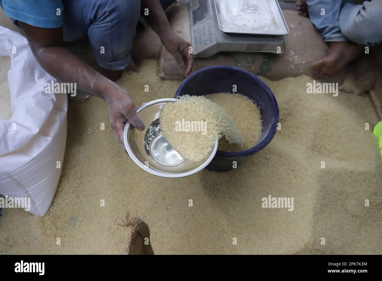 In front of the food departments oms trucks hi-res stock photography ...