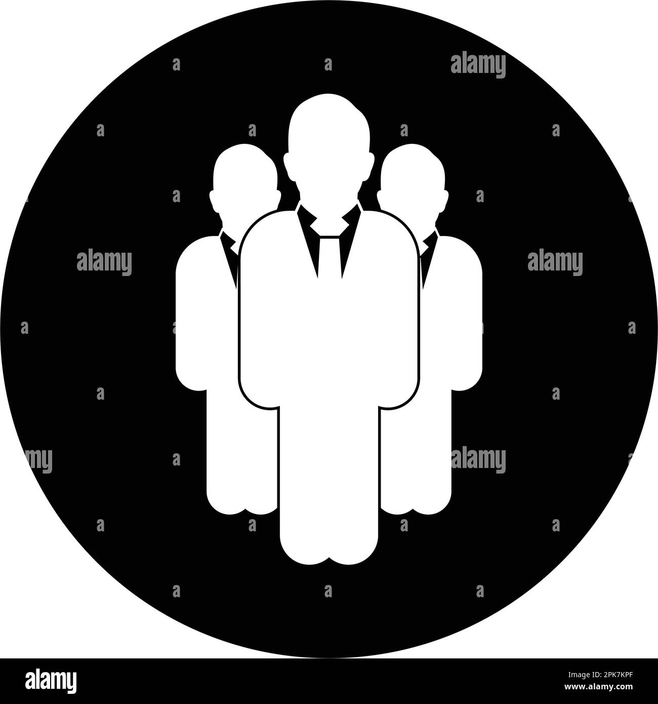 Business Team Icon. Rounded Button Style vector EPS Stock Vector Image ...