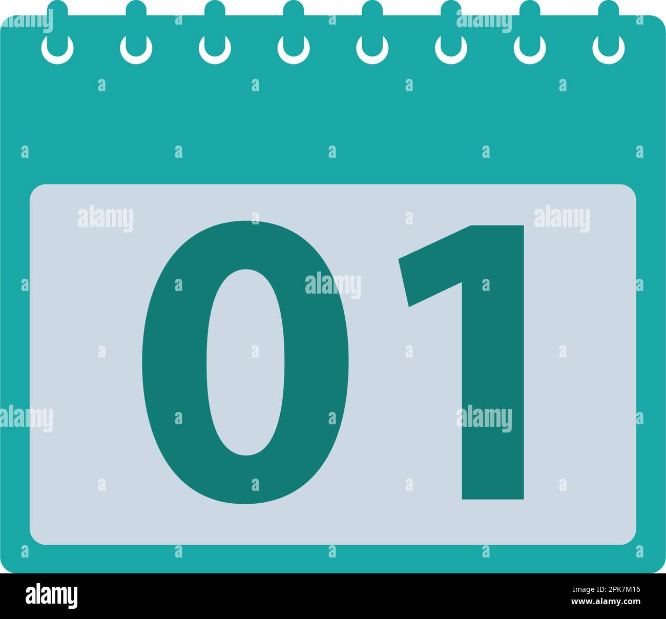 Calendar Icon. Flat style vector EPS Stock Vector Image & Art - Alamy