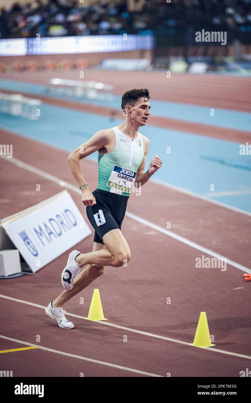 Mario García Romo participating in the 2023 World Indoor Tour Stock ...