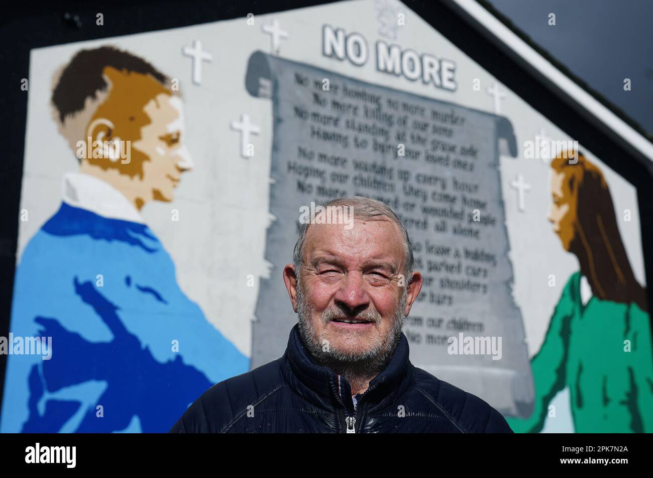 Former loyalist internee Jim Wilson from east Belfast, who was a member ...
