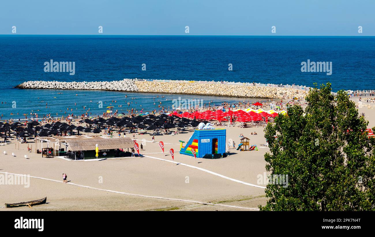 The harbor of Constanta at the Black Sea in Romania Stock Photo - Alamy
