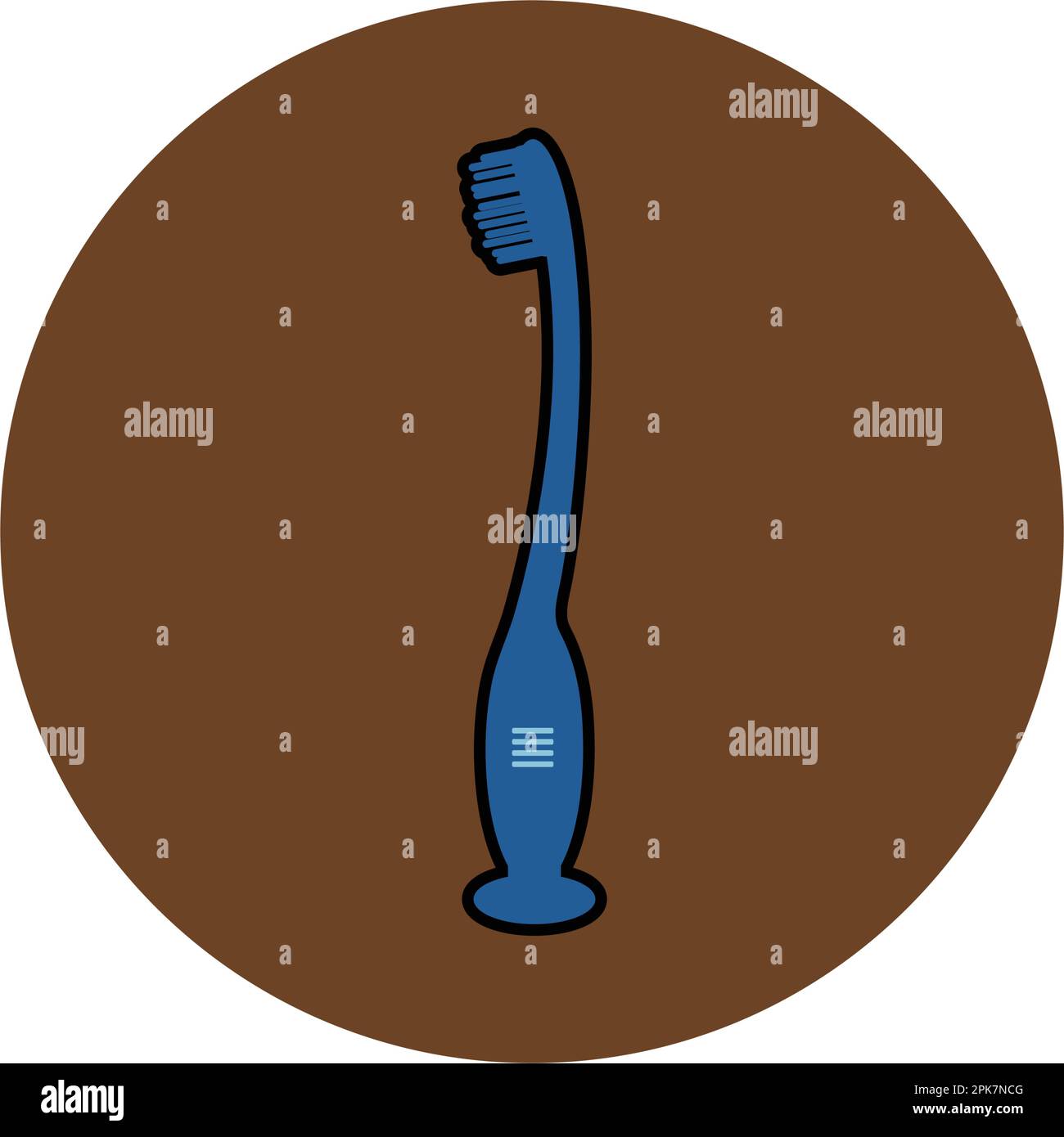 Colorful Toothbrush icon. Button Style Vector EPS Stock Vector Image ...