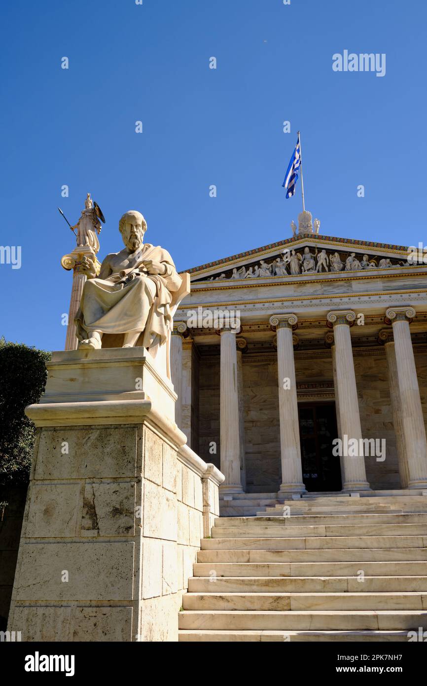 Statue of Plato in front of the Academy of Athens Stock Photo - Alamy Statue of Plato in front of the Academy of Athens Stock Photo - Alamy