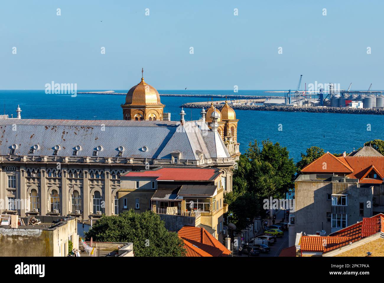The City of Constanta at the Black Sea in Romania Stock Photo - Alamy