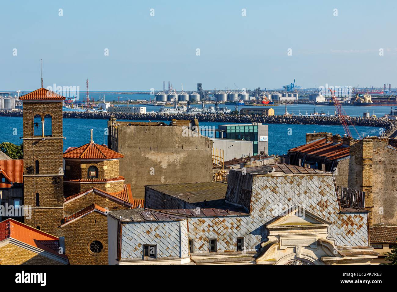 The City of Constanta at the Black Sea in Romania Stock Photo - Alamy