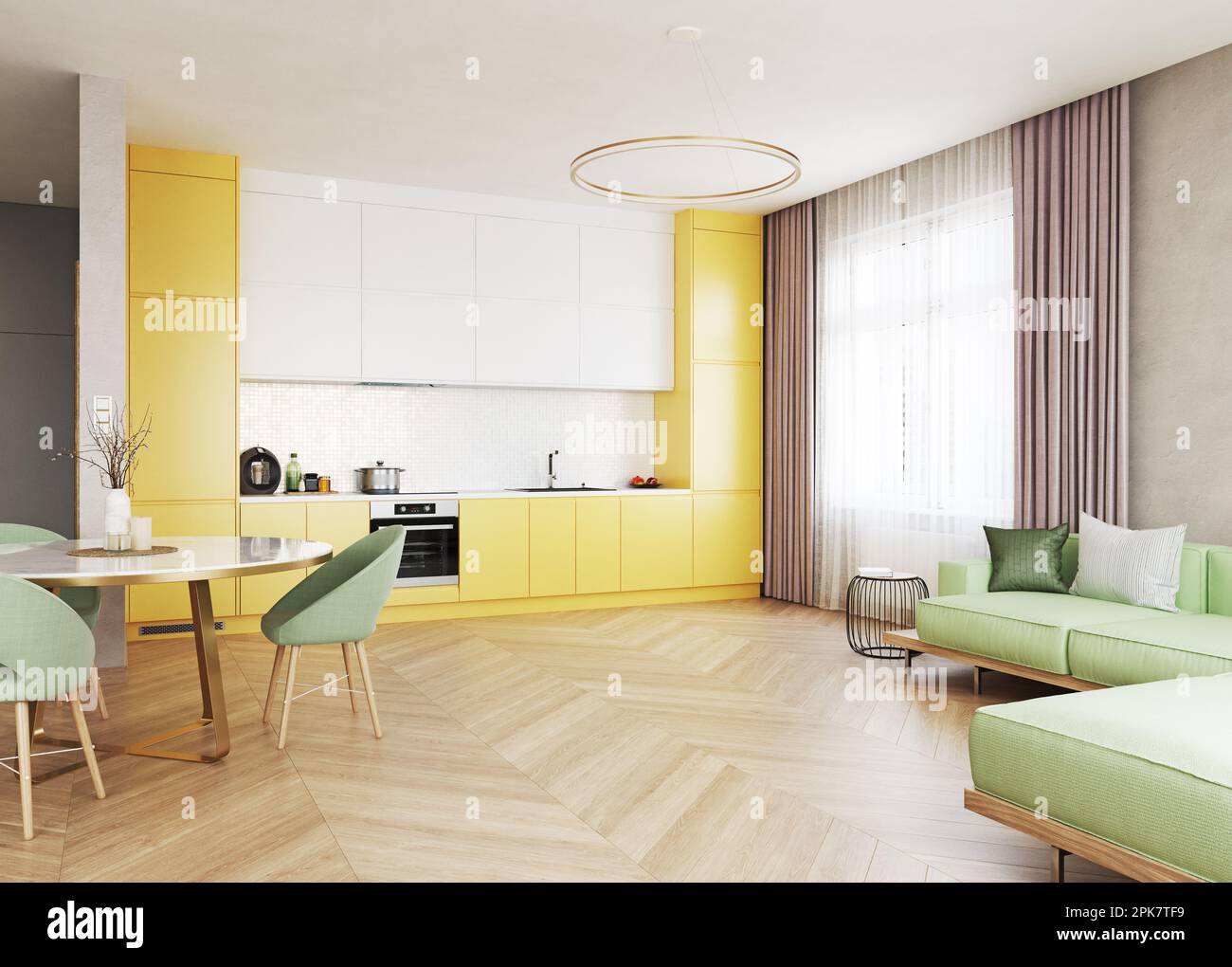 Studio living room round hi-res stock photography and images - Alamy