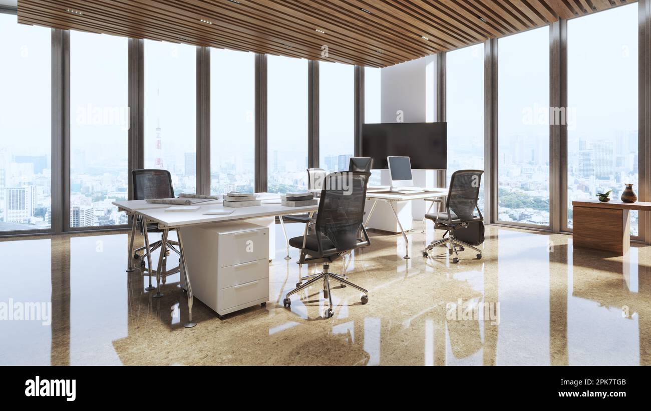 Skyscraper inside living room hi-res stock photography and images - Alamy