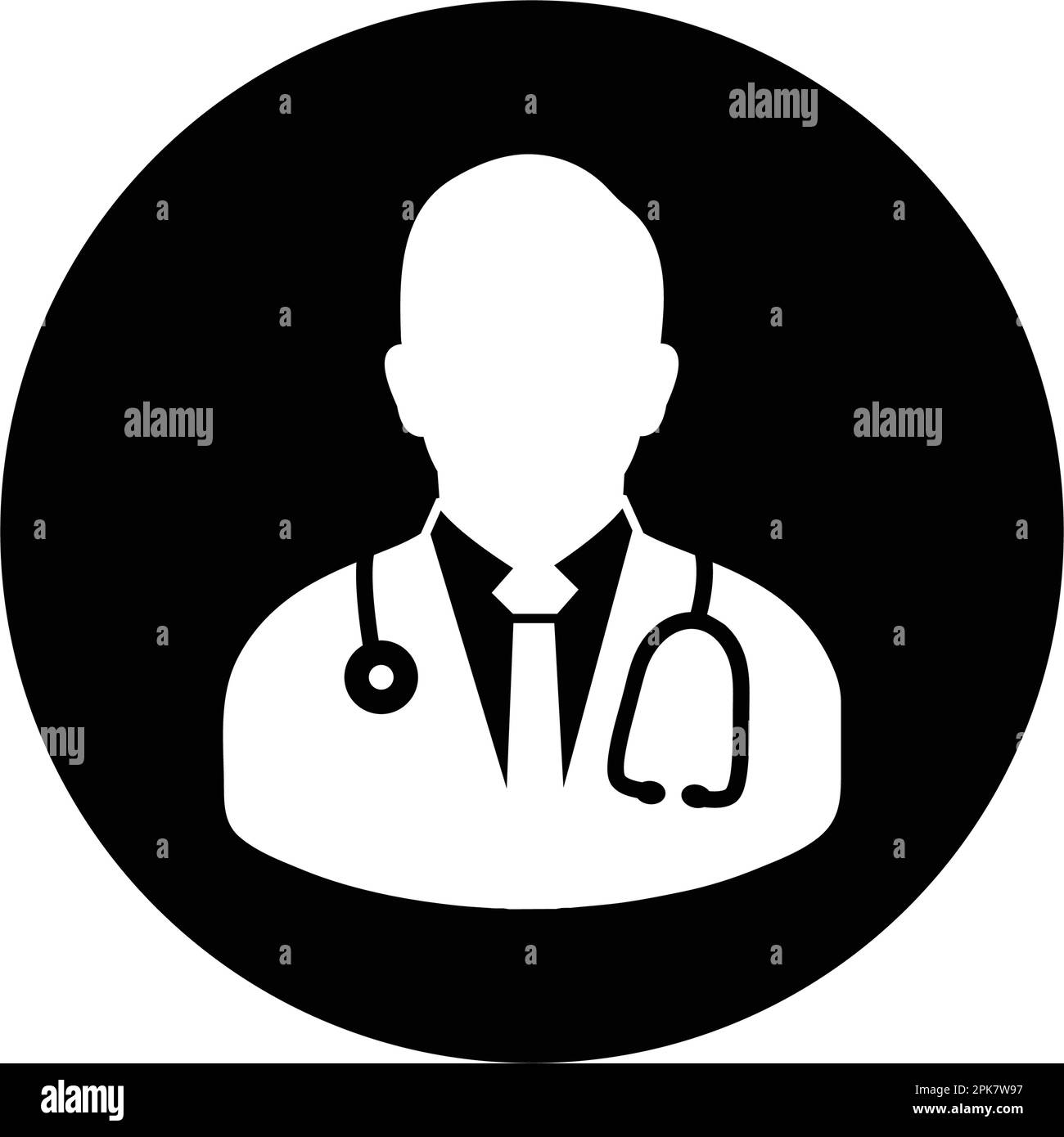 Medical Doctor Consultant Button Icon Stock Vector Image & Art - Alamy