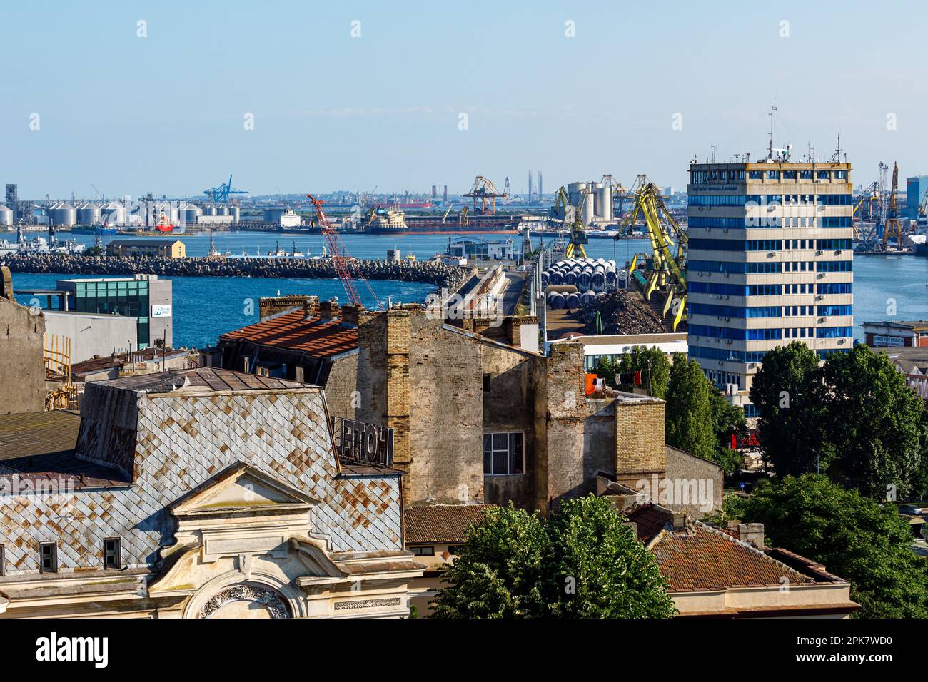 The City of Constanta at the Black Sea in Romania Stock Photo - Alamy
