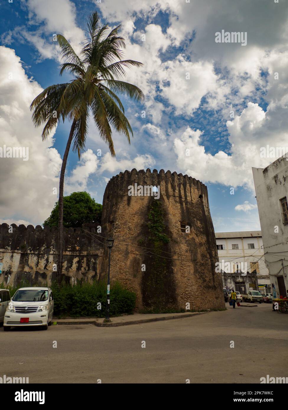 Stone Town, Tanzania- Feb 2021: The Old Fort (Swahili:Boma la Kale la ...