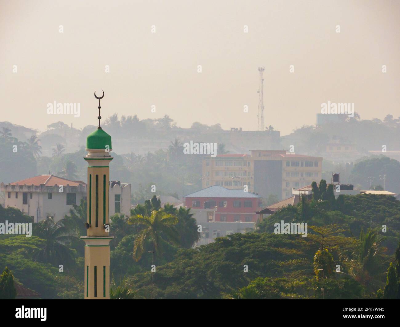 Stone town zanzibar aerial hi-res stock photography and images - Alamy