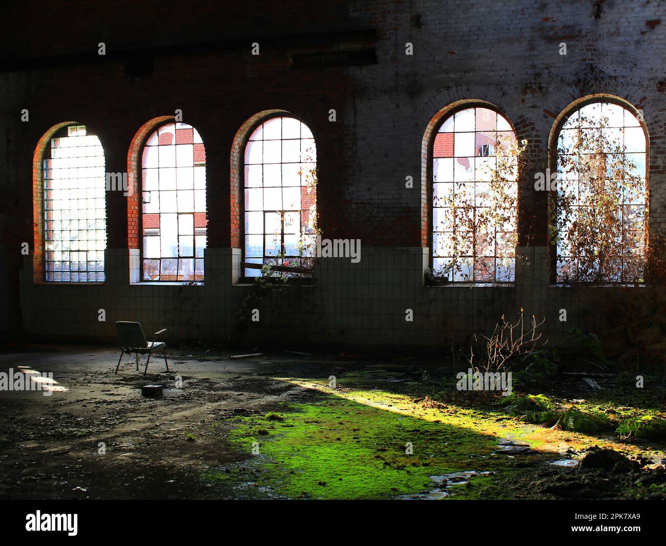 Warehouse spooky interior hi-res stock photography and images - Alamy