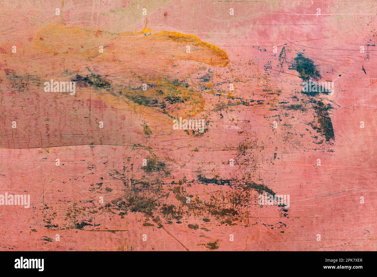 Marks and rust patterns on metal containers, close up Stock Photo - Alamy
