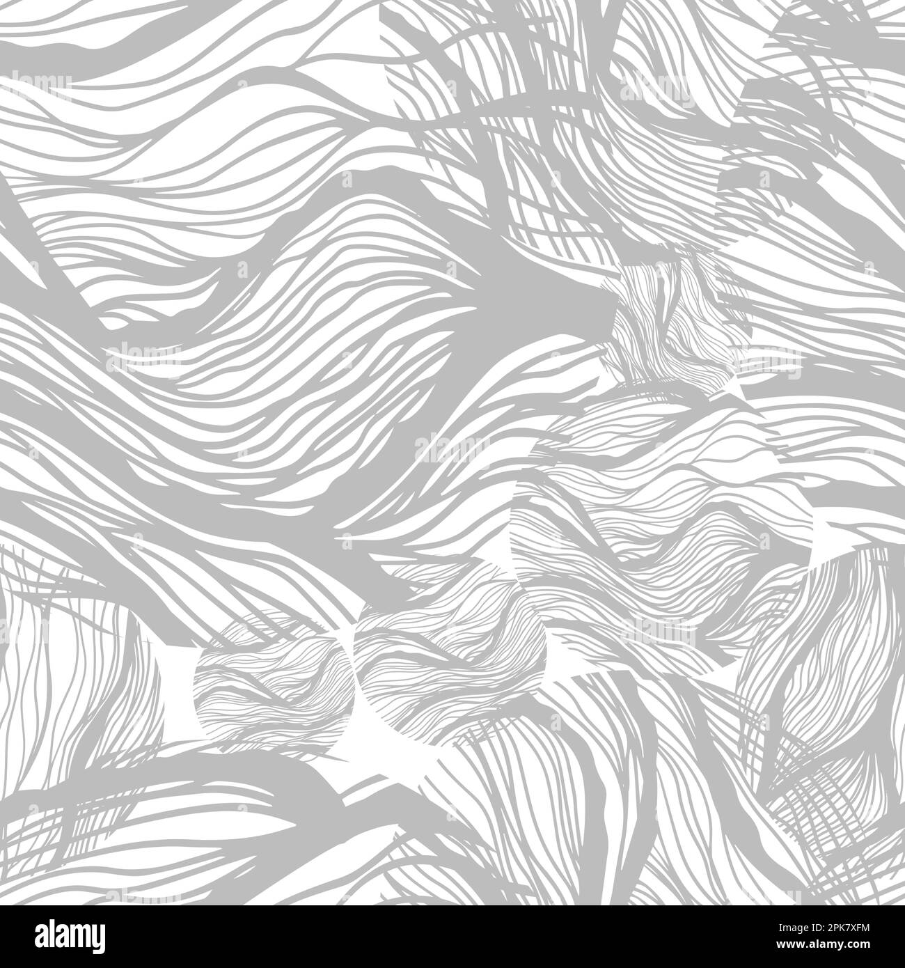 Seamless pattern of gray lines on a white background. Vector ...