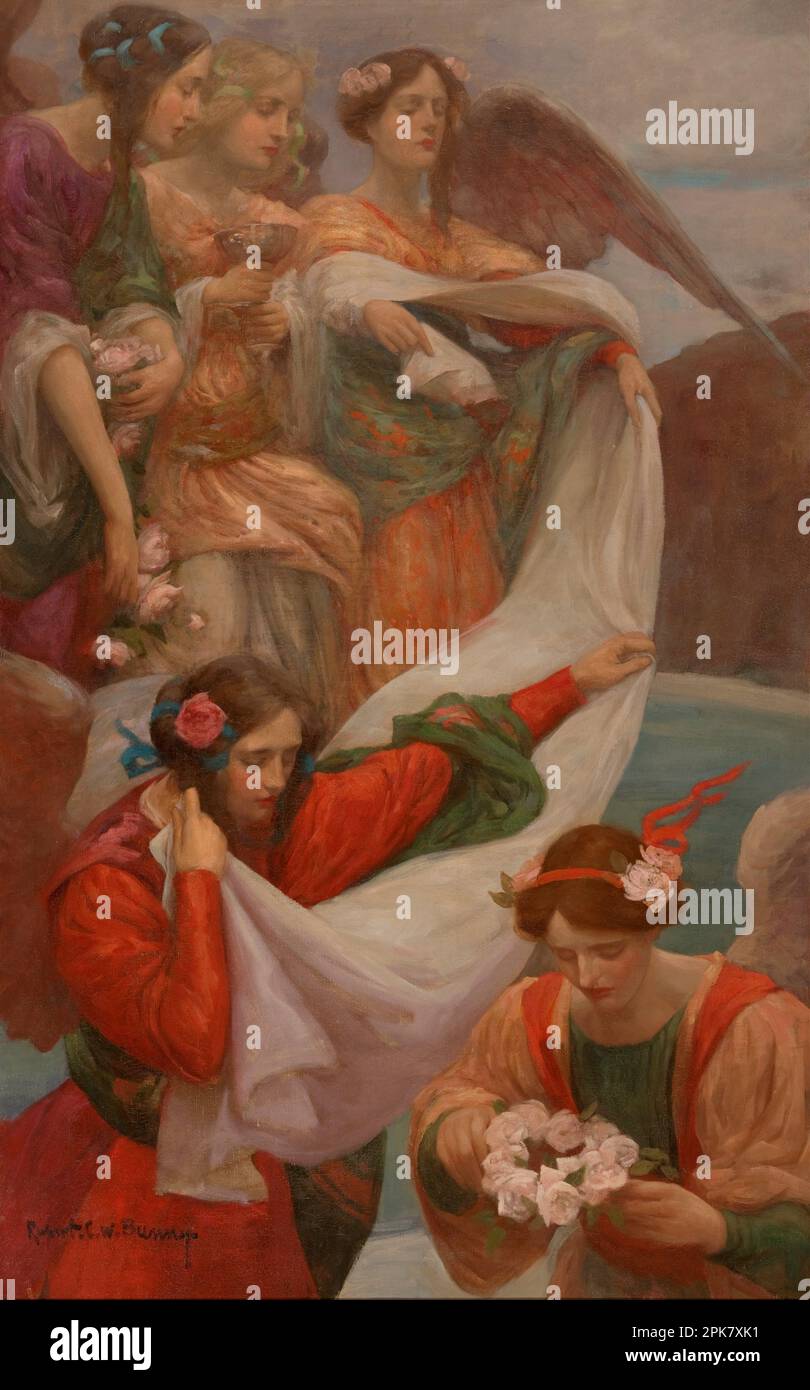 Angels descending hi-res stock photography and images - Alamy