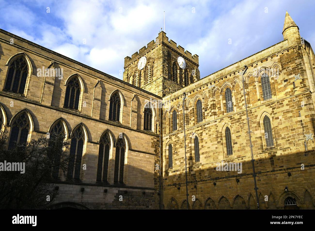 Hexham, Northumberland, England, UK. Hexham Abbey (Church of the ...